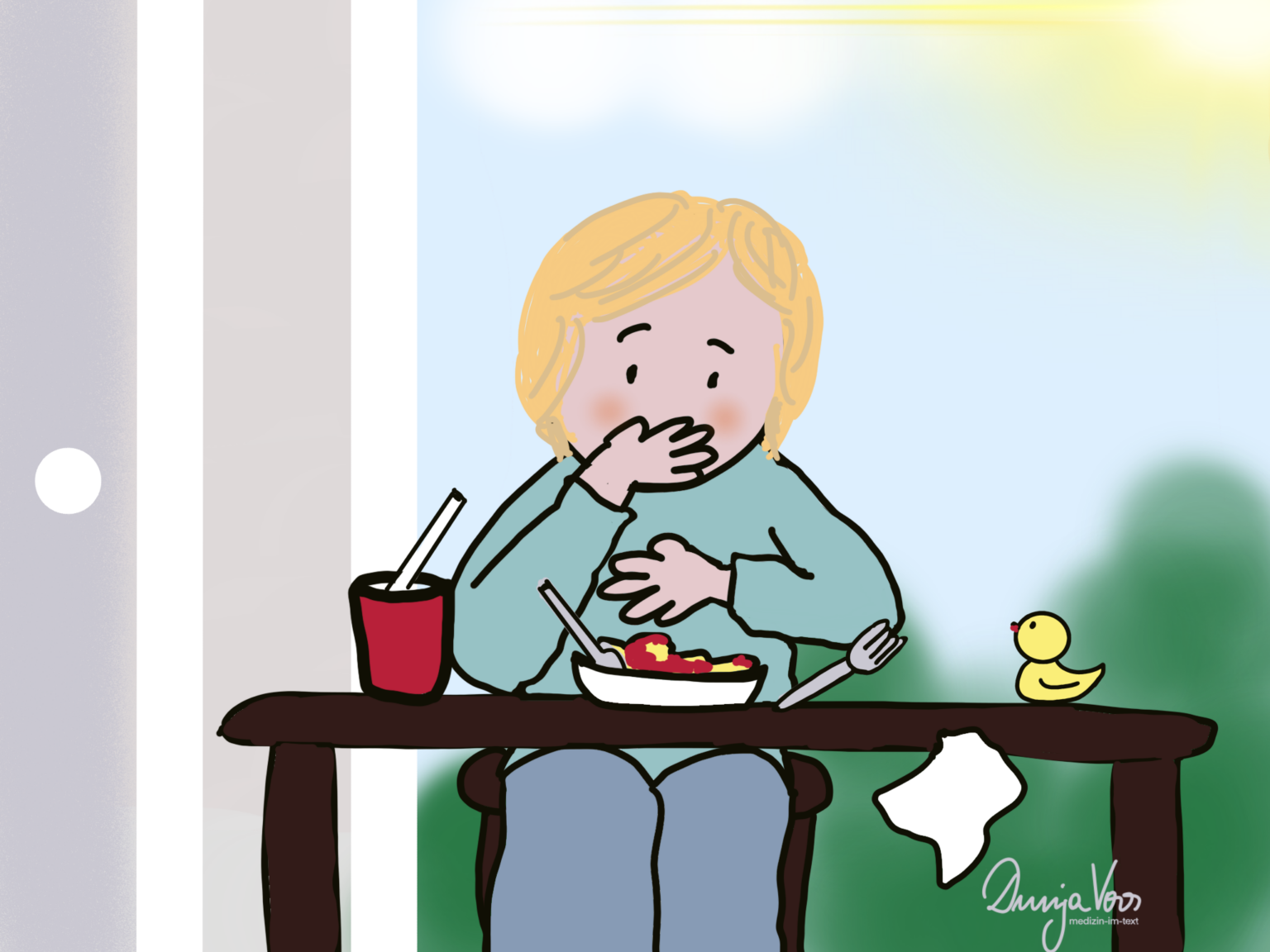 Die Angst vor dem Verschlucken und Schlucken (Phagophobie) kann sehr ...